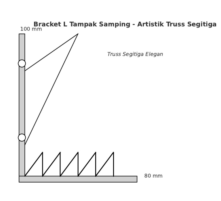 Bracket80pKg 2D TrussElegant SideView | PDF