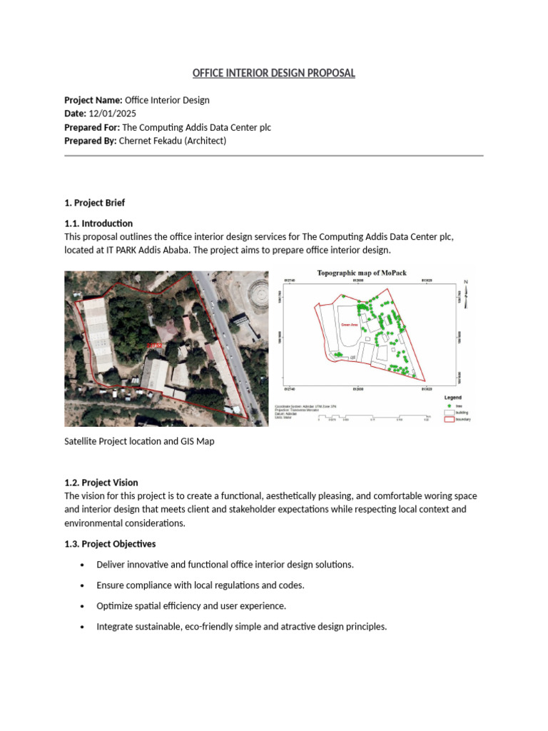 Office Interior Design Proposal for Computing Addis | PDF | Interior ...
