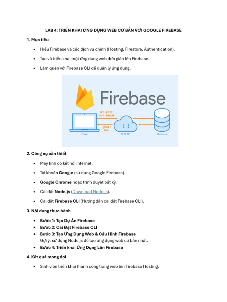 Cloud LAB 4 FireBase | PDF