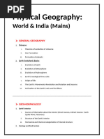 NDA Geography Short Notes | PDF