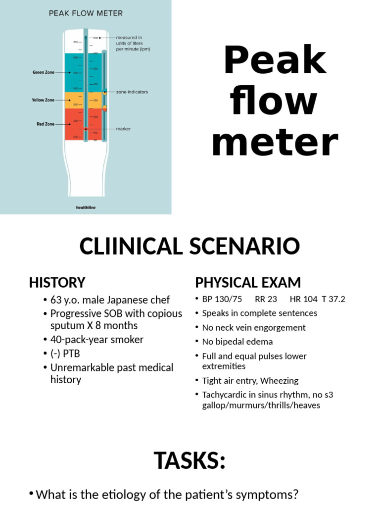 COPD Assessment with Peak Flow Meter | PDF | Asthma | Clinical Medicine
