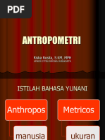 Gambar Dan Tabel Antropometri Tubuh Manu | PDF