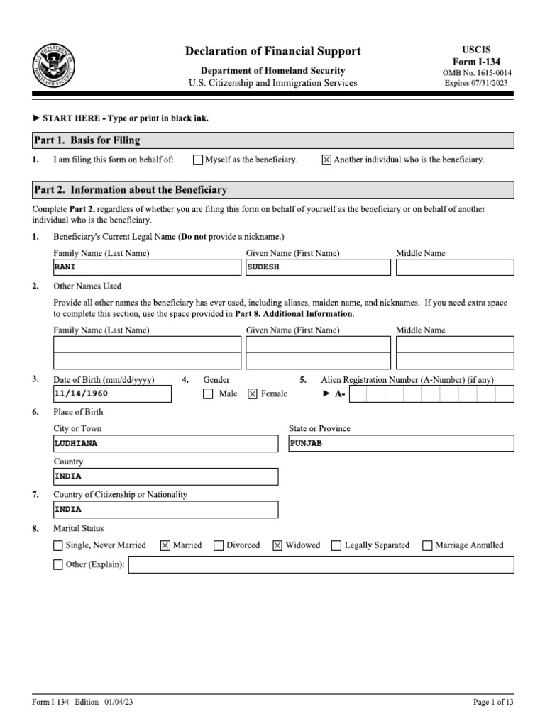 I 134 Final | PDF