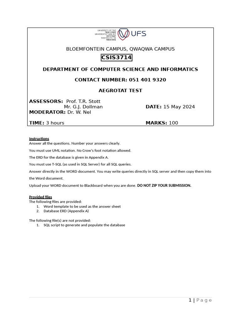 3714 at 2024 Answer Sheet | PDF | Microsoft Sql Server | Data