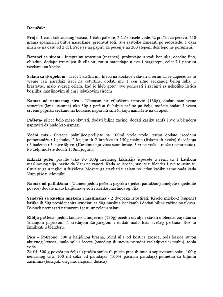 Recepti | PDF