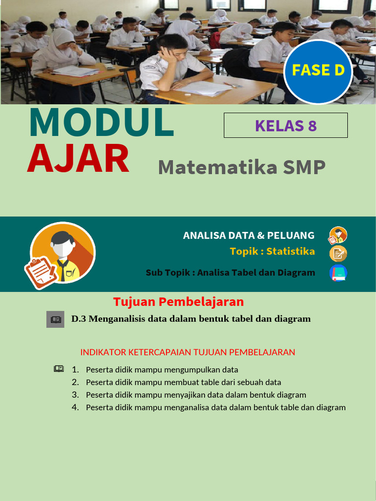 7.1 Modul Ajar Tabel & Diagram Dwi Fix | PDF