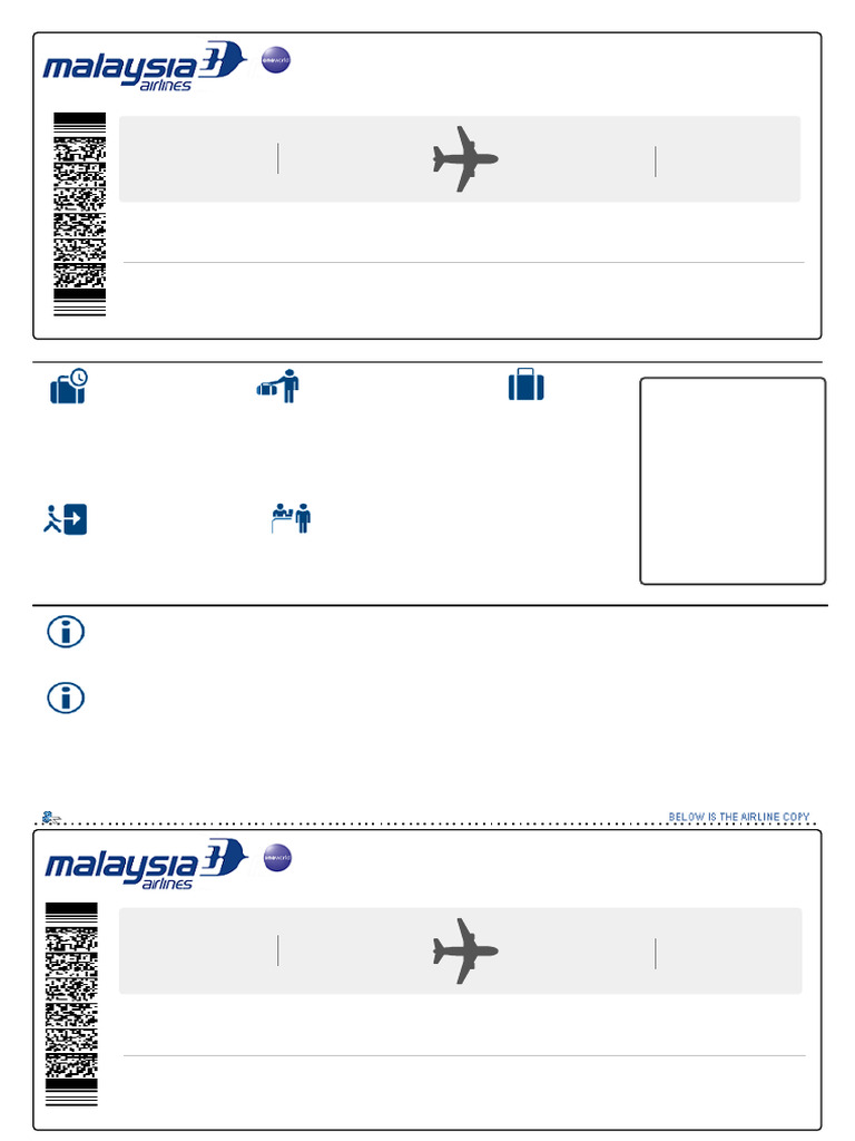 Your Boarding Pass To Medan - MALAYSIA AIRLINES 6 | PDF | Aviation