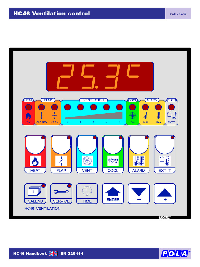 HC46 Ventilation control | PDF | Humidity | Equipment