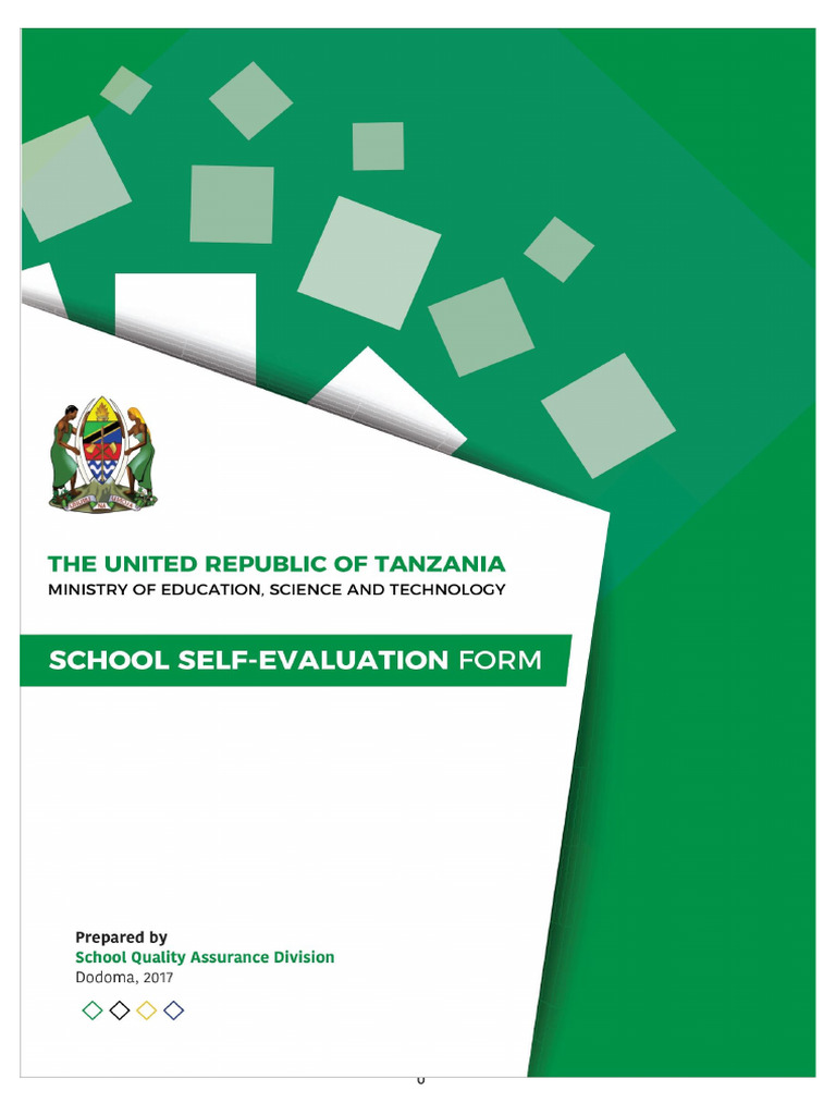 School Self Evaluation Form | PDF