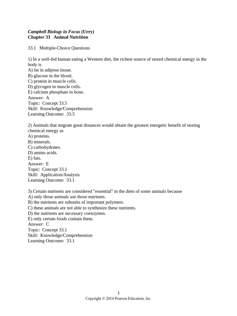 Biology 33 | PDF | Digestion | Stomach