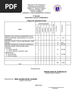 Grade 5 Periodical Test Lesson Plans | PDF | Lesson Plan | Test ...