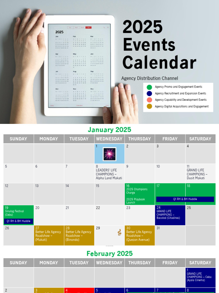 2025 Events Calendar Overview | PDF | Christian Festivals And Holy Days ...