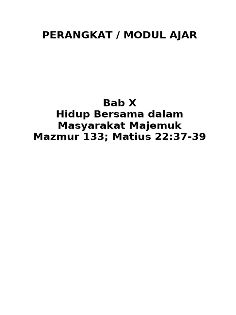 Modul Ajar Bab 10 (PRINT) | PDF