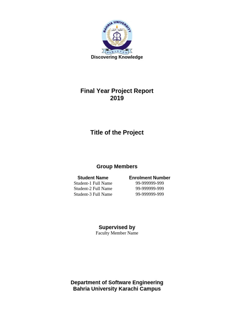09a FYP Report Format Draft | PDF | Software Testing | Interface ...