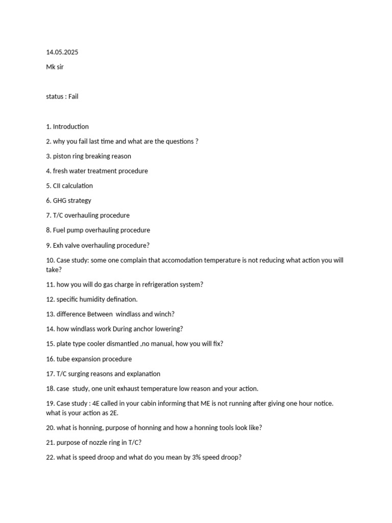 Engineering Oral Question Bank | PDF | Mechanical Engineering