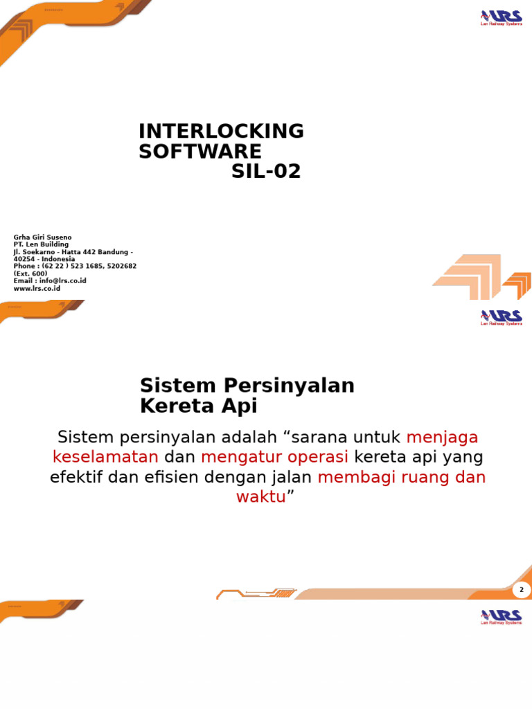 01 Interlocking Software | PDF