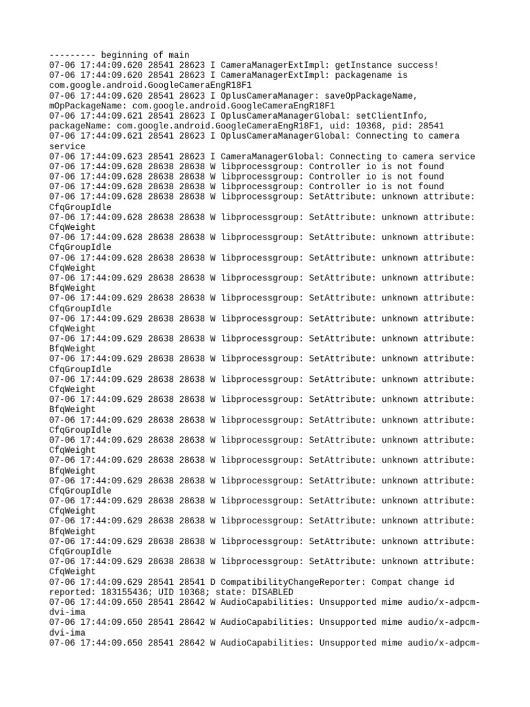 Log Cat 1751798649511 | PDF | Computing | Computer Programming