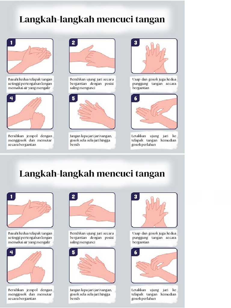 Prosedur Mencuci Tangan yang Benar | PDF
