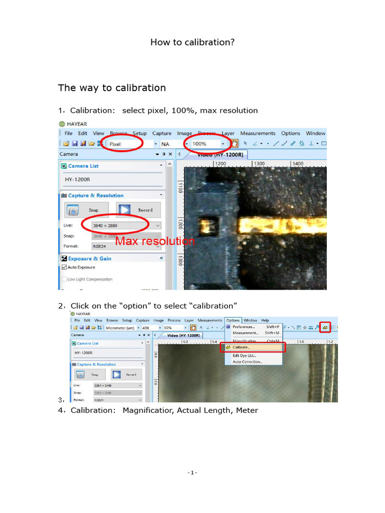 How To Calibration | PDF
