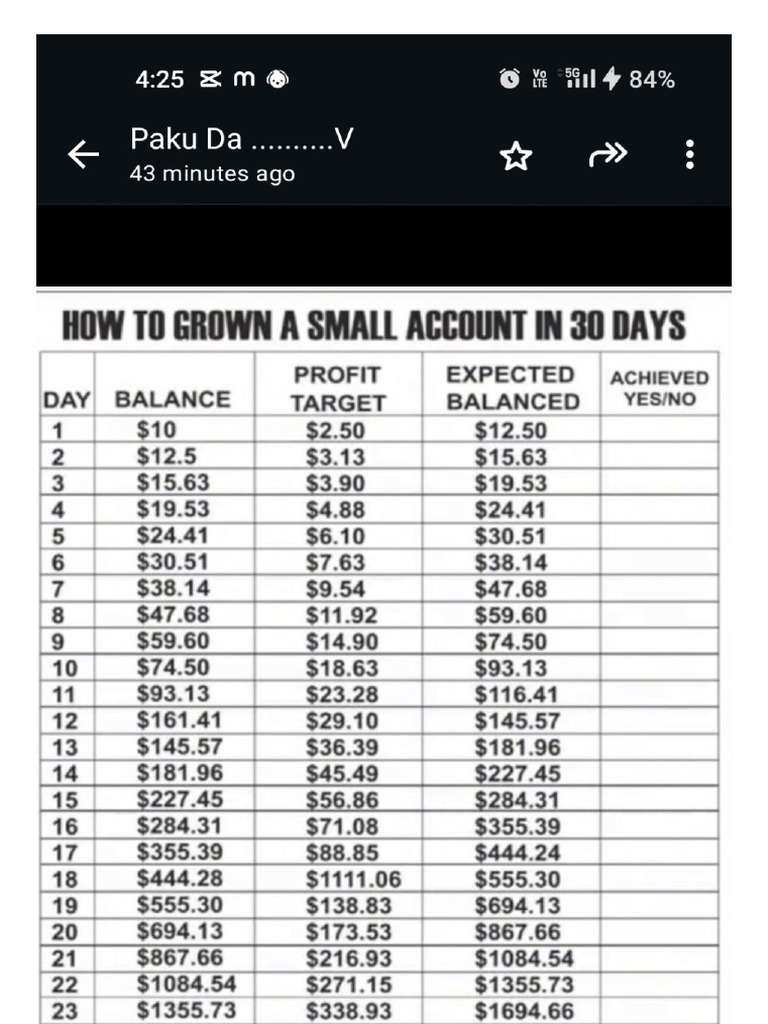 30 Day Account Growth Plan | PDF