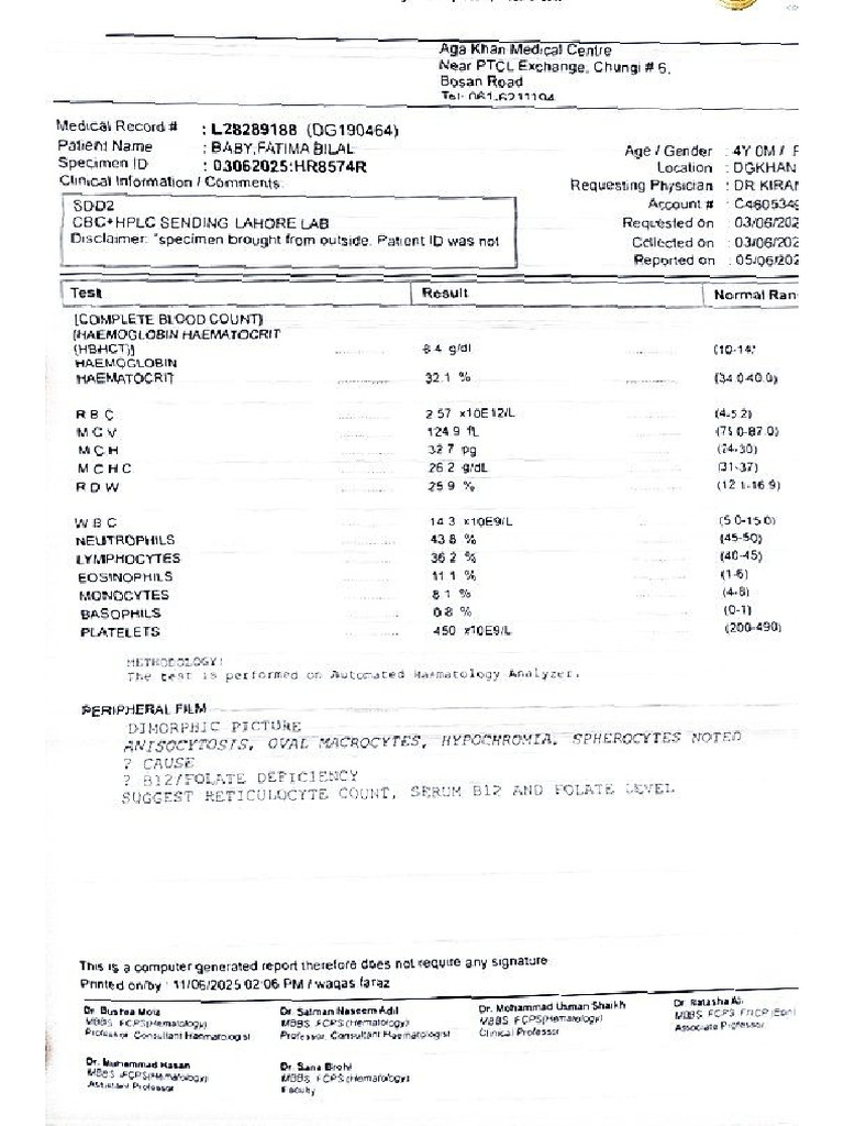 Medical Report | PDF