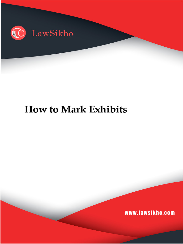 Marking Exhibits in Civil Court | PDF | Trials | Prosecutor