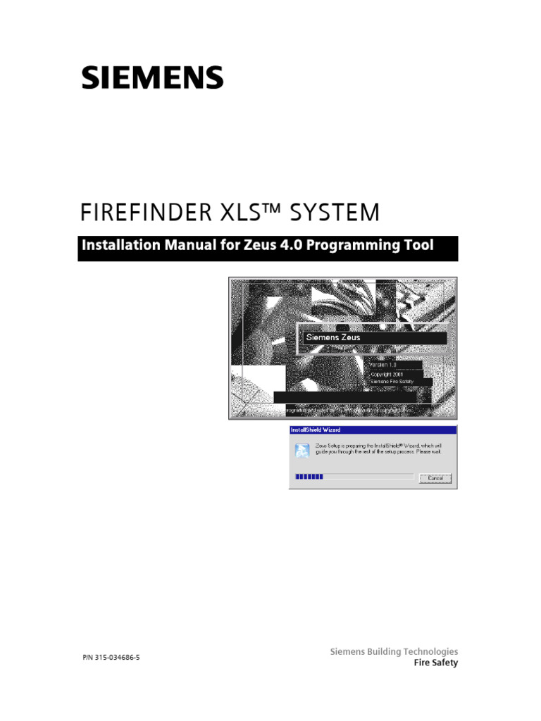 Siemens FireFinder XLS Zeus v4.0 Programming Tool Installation Manual | PDF | Microsoft Windows ...