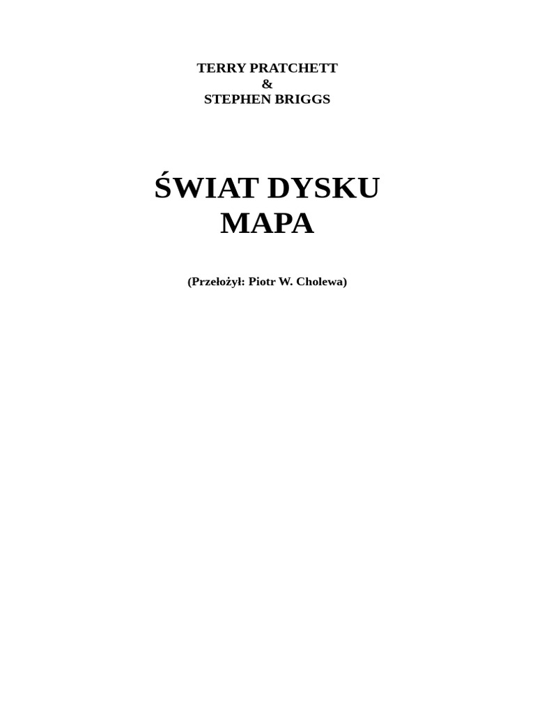 Mapa Swiata Dysku (m76) | PDF