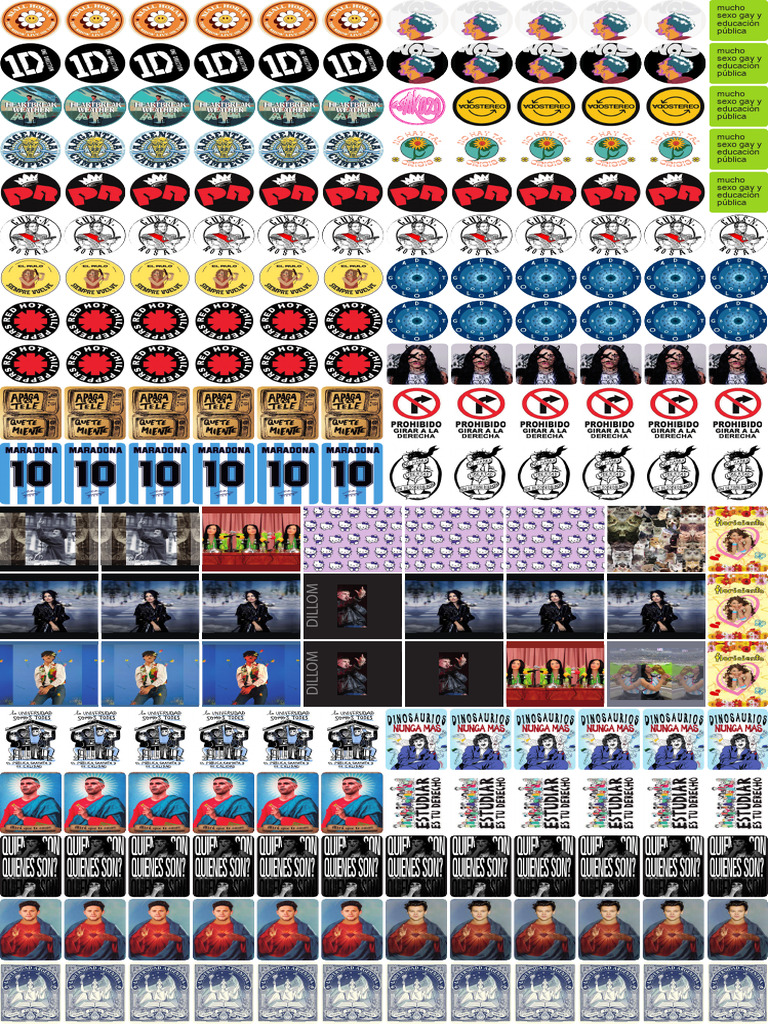 Stickers Varios | PDF