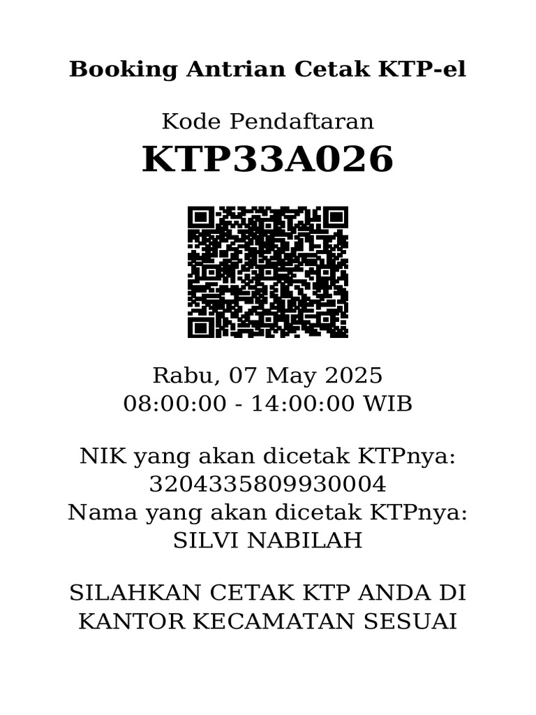 Cetak E-Ktp | PDF