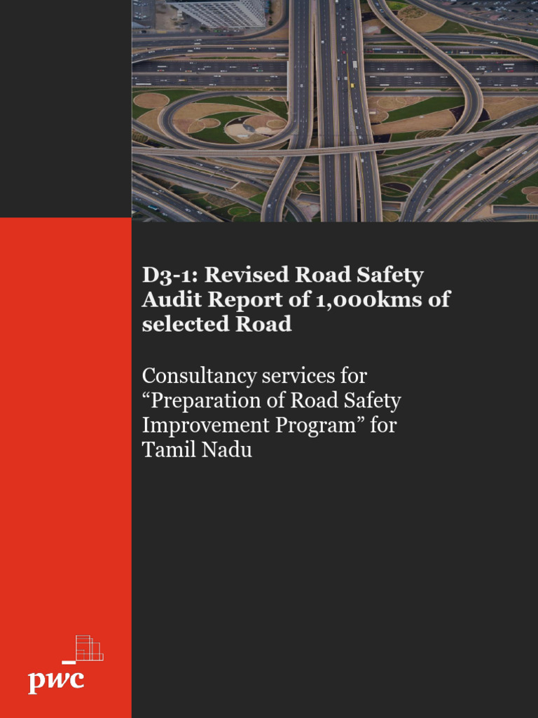 Delilverable3-1 Revised RoadSafetyAuditReportof1000kmOfSelectedRoads (R2) | PDF