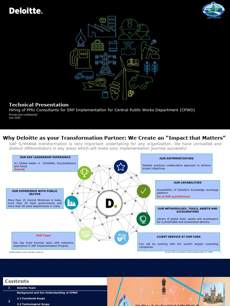 CPWD Proposal | PDF | Enterprise Resource Planning | Cloud Computing