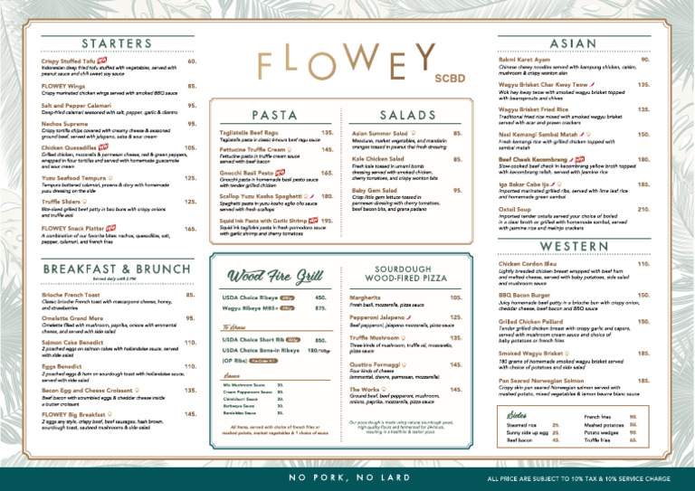 Menu Flowey SCBD Grill | PDF