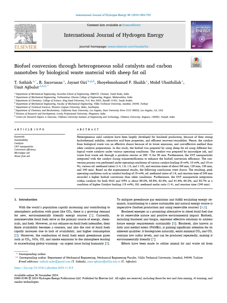 Catalizadores Biológicos | PDF | Biodiesel | Catalysis