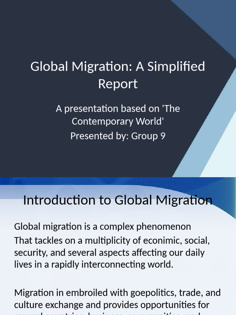 Global Migration and Filipino Workers | PDF | Human Migration | Economies