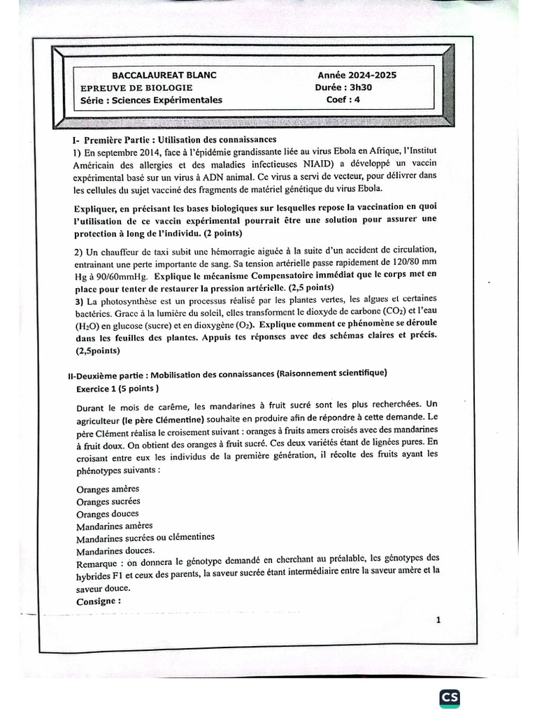 Sujet Bac | PDF