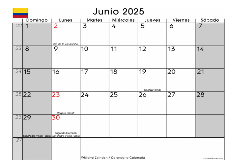 Calendario Michel Zbinden | PDF