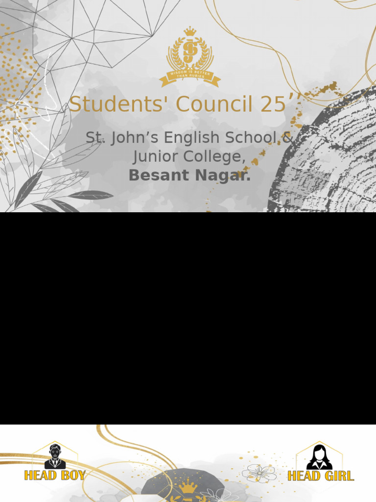 Student Council Overview Presentation | PDF | The Arts