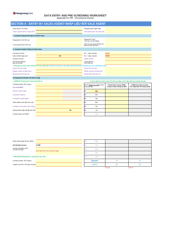 UPL - Bang Tinh EMI | PDF
