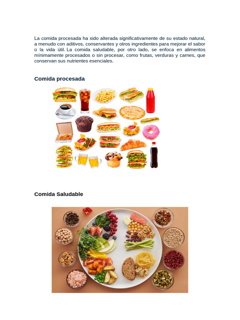 Comida Saludable | PDF