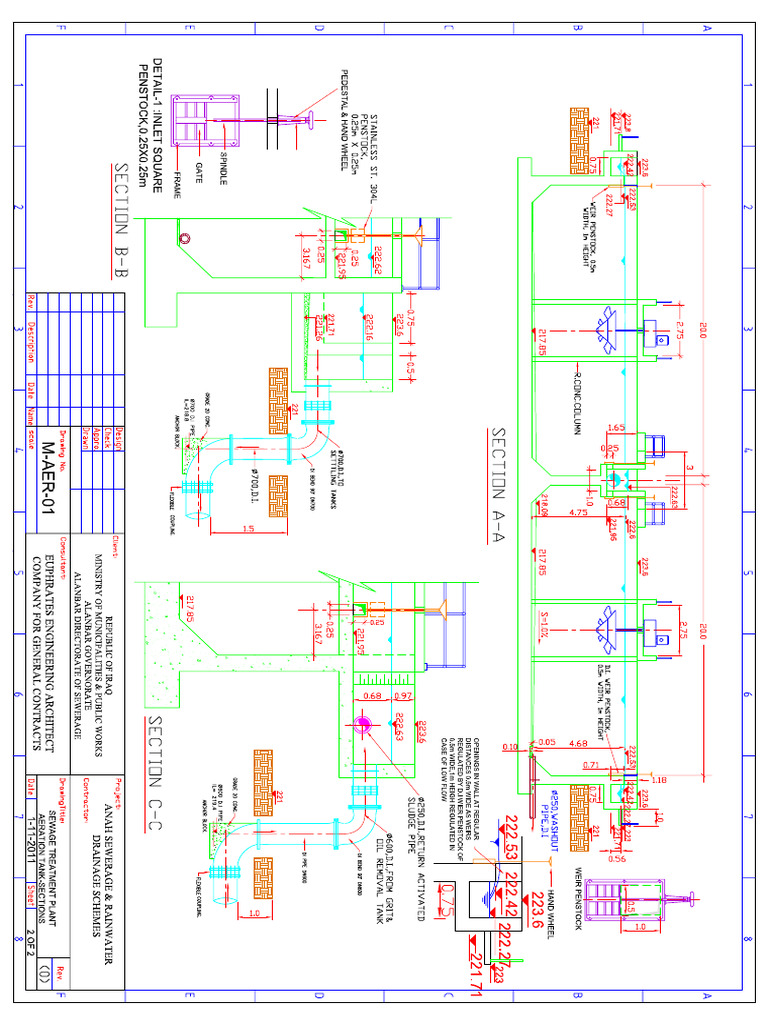 M Aer 02 Aeration Tank Sections | PDF