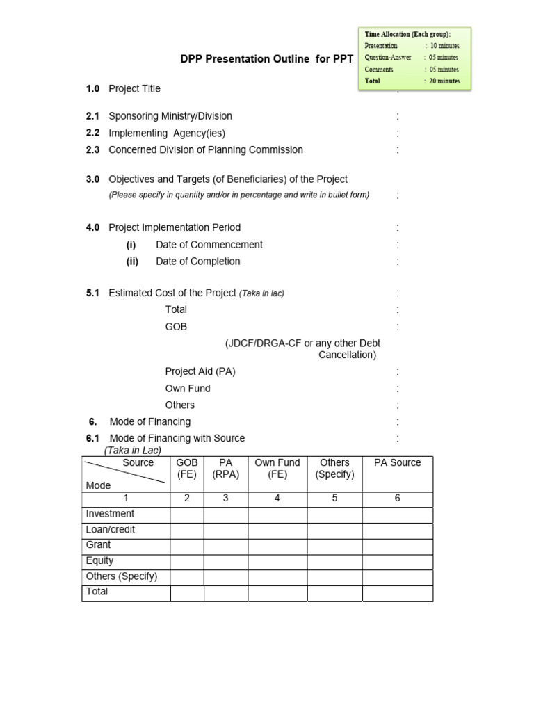 DPP Presentation Outline For PPT-19.06.25 | PDF | Net Present Value ...