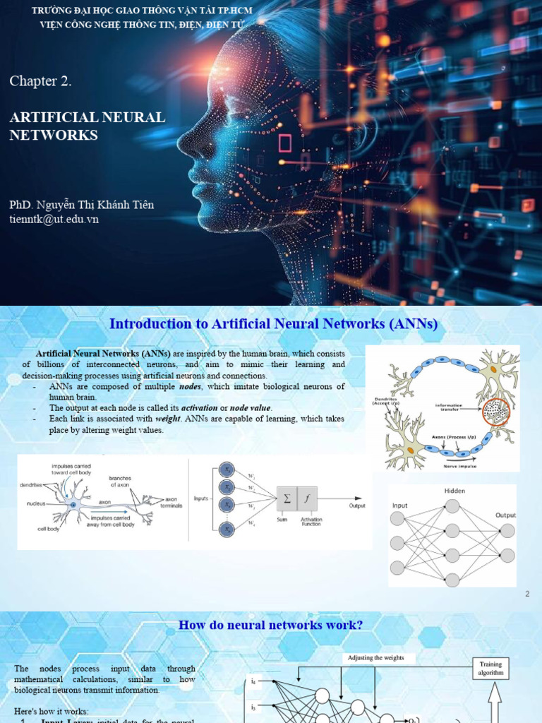 Chapter 2 - Artificial Neural Networks | PDF | Algorithms | Artificial ...