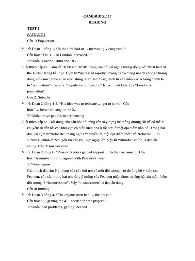 Explanation - Test 1 | PDF