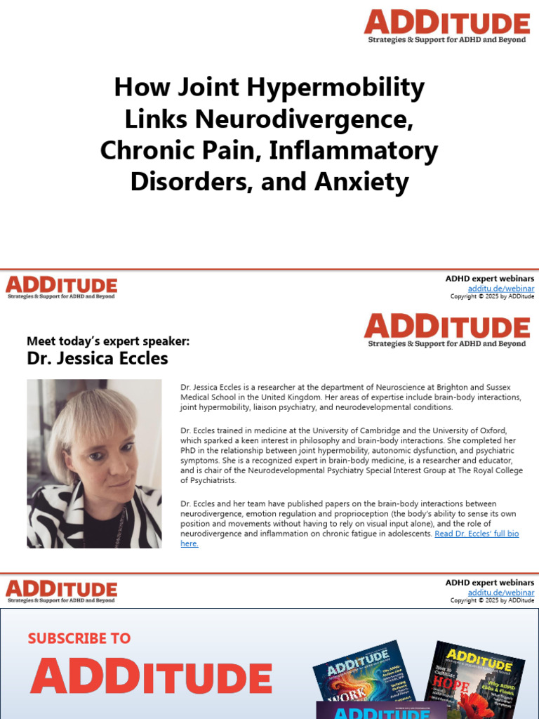 Hypermobility's Link to Neurodivergence | PDF | Attention Deficit ...