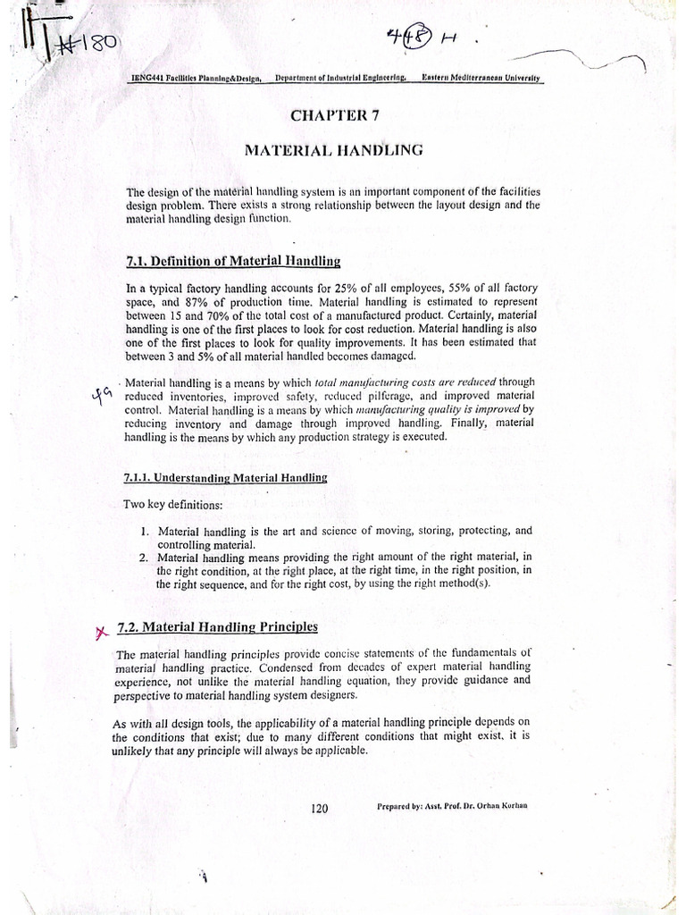 Material Handling | PDF