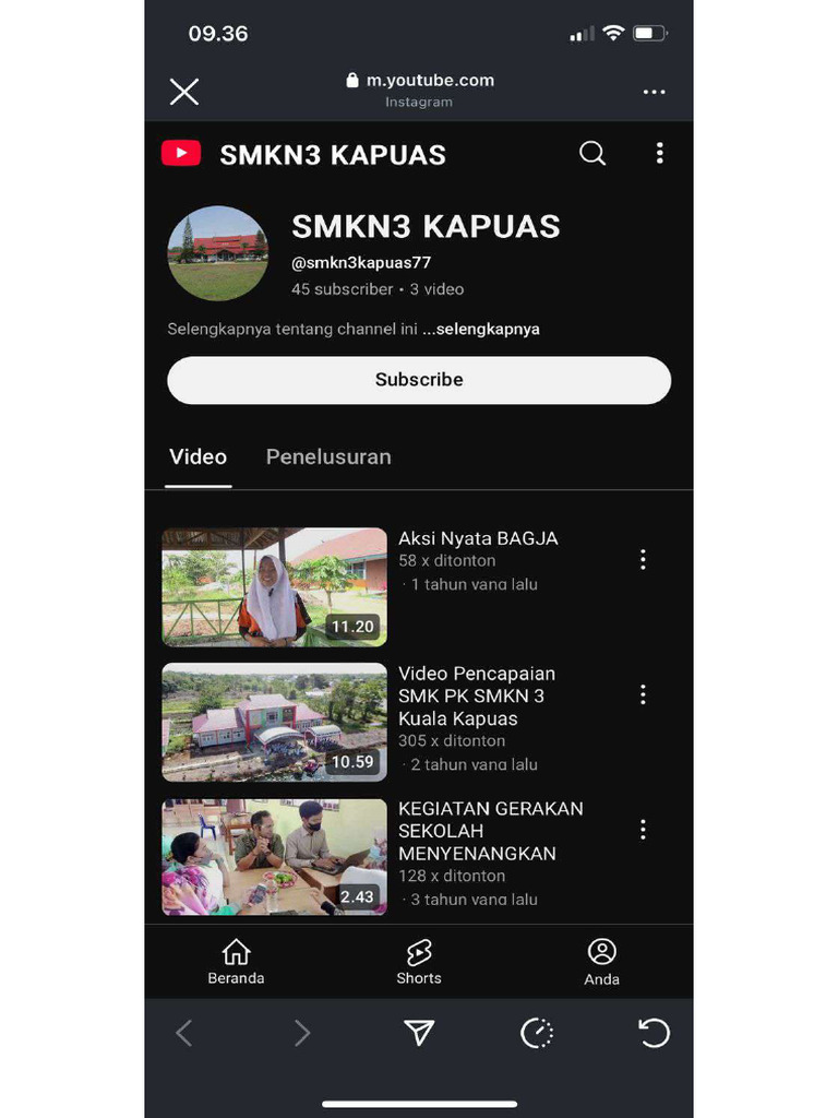 Youtube Sekolah | PDF