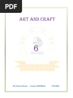 Grade 6 Art and Craft Lesson Notes | PDF | Drawing | Composition ...