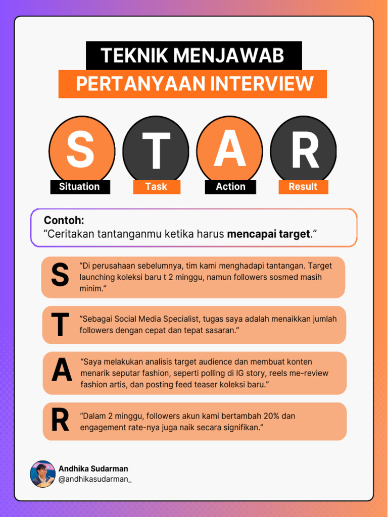 Teknik Menjawab Pertanyaan Interview Yang Efektif 1721229957 | PDF