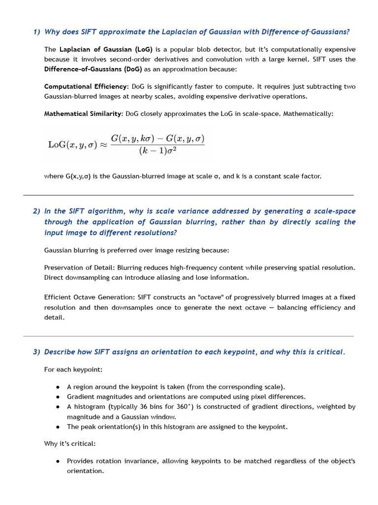 CV Assessment 2 Question Bank | PDF | Image Segmentation | Artificial ...